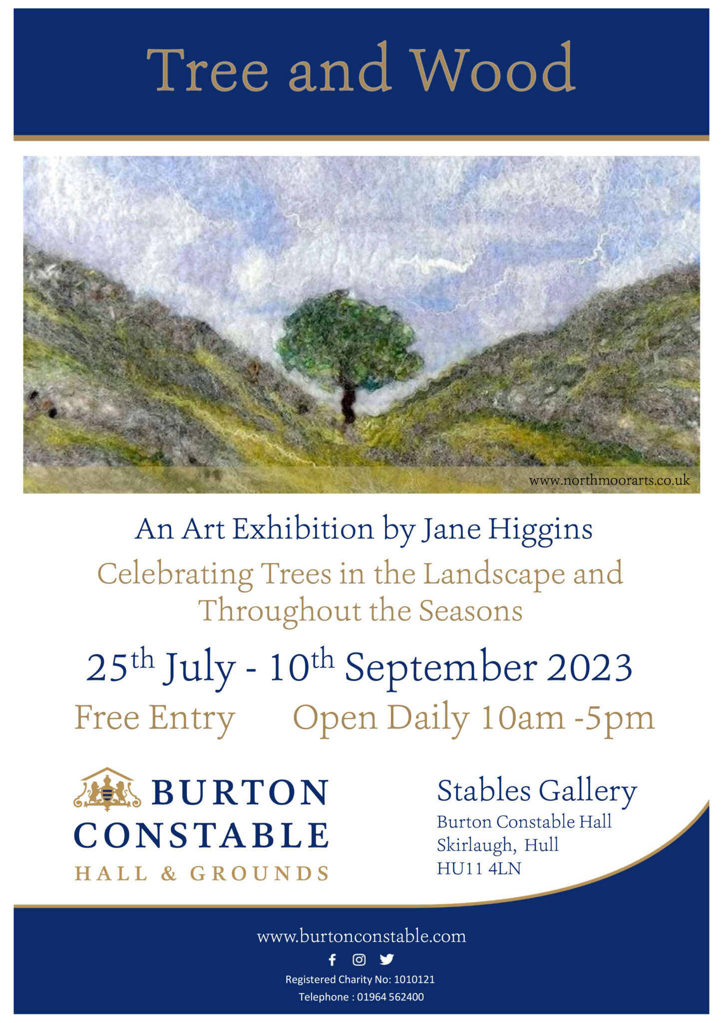 'Tree and Wood': Exhibition by Jane Higgins at Burton Constable Hall ...